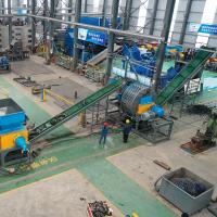 China Industrial Automatic Tire Shredder 380V 50HZ 2200kg for Waste Tire Recycling for sale