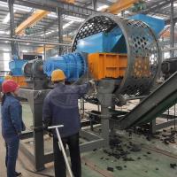 China Industrial Tire Shredder Machine 5000kg/h Capacity with SKD11 Blades for Waste Tire Recycling for sale