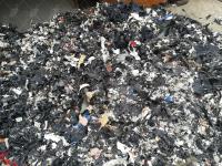 China Double Shaft Textile Shredder 1-10 cm Output 300-22000 kg/h 55 kW for Fabric Recycling for sale