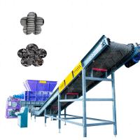 China Double Shaft Waste Tire Shredder Machine 55kW 380V Heavy Duty for Industrial Recycling for sale