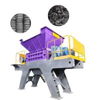 China Double Shaft Waste Tire Shredder Machine 55 Kw 300-22000 Kg per Hour Capacity for sale