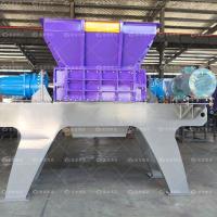 China Industrial Double Shaft Metal Shredder 200mm Blade 11-160kW Scrap Steel Iron Aluminum Shredding Machine for sale