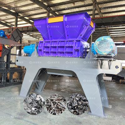 China Double Shaft Metal Shredder 200-600mm Blade Custom Output Sizes Multi-Material Processing for sale