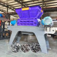 China Double Shaft Metal Shredder 200-600mm Blade Custom Output Sizes Multi-Material Processing for sale
