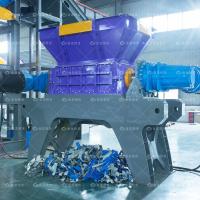 China Double Shaft Metal Shredder 200-600mm Blade Custom Output Sizes Multi-Material Processing for sale