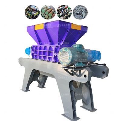 China Low Noise Automatic Double Shaft Shredder 9CrSi Blades 200-600mm for Scrap Metal Recycling for sale