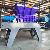 China Double Shaft Scrap Metal Shredder 6400x2700x3500 mm 600 mm Blade Diameter for Car Shells Aluminum for sale