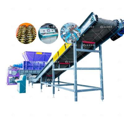 China Industrial Double Shaft Metal Shredder 11-160kW Heavy Duty Scrap Processing Machine for sale