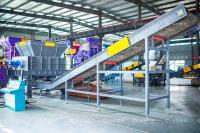 China Double Shaft Metal Shredder 180 kW 20100 kg with Custom Blades for Scrap Metal Recycling for sale