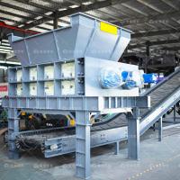China Double Shaft Metal Shredder 180 kW 20100 kg with Custom Blades for Scrap Metal Recycling for sale