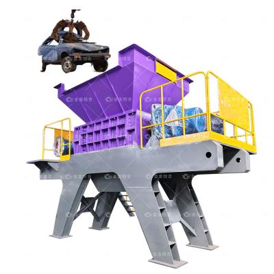 China Heavy Duty Dual Shaft Metal Shredder 2000x1490mm Feed for Car Shell Steel Scrap for sale