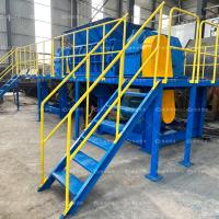 China Heavy Duty Double Shaft Metal Shredder 200mm Blade 11-160kW for Scrap Recycling for sale