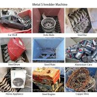 China Heavy Duty Double Shaft Metal Shredder 200mm Blade 11-160kW for Scrap Recycling for sale