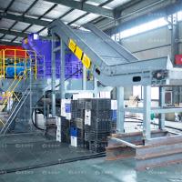 China Double Shaft Shredder 500x480mm Feed Inlet 200mm Blade Diameter for Metal Plastic Wood Recycling for sale