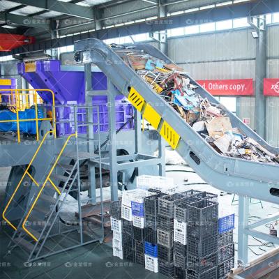 China 1600 Model Two Shaft Metal Shredder 55kw for Scrap Appliances Car Engine and Steel Recycling for sale