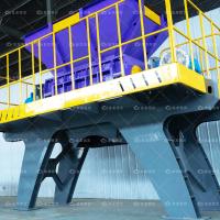 China 1600 Model Two Shaft Metal Shredder 55kw for Scrap Appliances Car Engine and Steel Recycling for sale