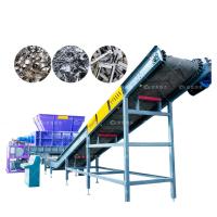 China Heavy Duty Double Shaft Metal Shredder 200-600mm Blade Customizable 11-320kW for sale