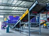 China Heavy Duty Double Shaft Metal Shredder 200-600mm Blade Customizable 11-320kW for sale