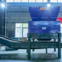 China 90 kW 20100 kg Automatic Double Shaft Shredder for Scrap Metal Crusher Industrial Recycling for sale