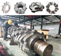 China Industrial Double Shaft Metal Shredder 200mm Blade 11-160kw for Scrap Car Shell E-Waste Recycling for sale
