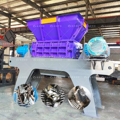 China Large Capacity 1400 Scrap Drum Aluminum Iron Copper Shredding Metal Shredder Machine 22kw for sale