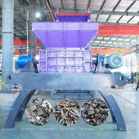 China Double Shaft Metal Shredder 5.5 kW 2800 kg Heavy Duty Scrap Processing Machine for sale