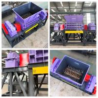 China Double Shaft Metal Shredder 5.5 kW 2800 kg Heavy Duty Scrap Processing Machine for sale
