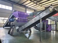 China Double Shaft Metal Shredder 5.5 kW 2800 kg Heavy Duty Scrap Processing Machine for sale