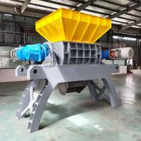 China Double Shaft Shredder 6-Fold Seal Helix Tool Hexagonal Cutter for Metal Shredding 20-50 TPH for sale