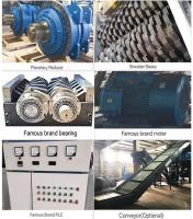 China Double Shaft Shredder 6-Fold Seal Helix Tool Hexagonal Cutter for Metal Shredding 20-50 TPH for sale