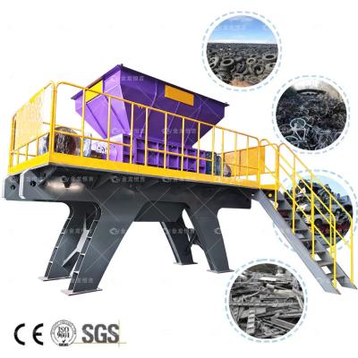 China Double Shaft Metal Shredder 11-160kW PLC Control Low Noise for Scrap Processing for sale