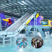China Industrial Double Shaft Metal Shredder 2000x1490mm Feed Scrap Iron Steel Car Shell Shredding Machine 90kW for sale