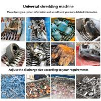 China Industrial Double Shaft Metal Shredder 2000x1490mm Feed Scrap Iron Steel Car Shell Shredding Machine 90kW for sale