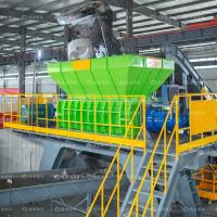 China Double Shaft Metal Shredder 200mm Blade Six-fold Bearing Seal for Car Shell Scrap Processing for sale