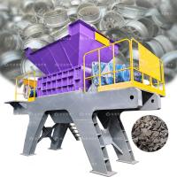 China 90 kW 20100 kg Double Shaft Metal Shredder for Scrap Recycling for sale