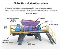 China Double Shaft Shredder SZ-2000 6400x2700x3500mm 2000x1490mm Feed Inlet Industrial Metal Recycling for sale