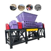 China Automatic Twin Shaft Metal Shredder 5.5 kW to 320 kW 2200 kg to 31000 kg for Industrial Waste Recycling for sale