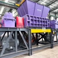 China Automatic Twin Shaft Metal Shredder 5.5 kW to 320 kW 2200 kg to 31000 kg for Industrial Waste Recycling for sale