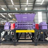 China Automatic Twin Shaft Metal Shredder 5.5 kW to 320 kW 2200 kg to 31000 kg for Industrial Waste Recycling for sale