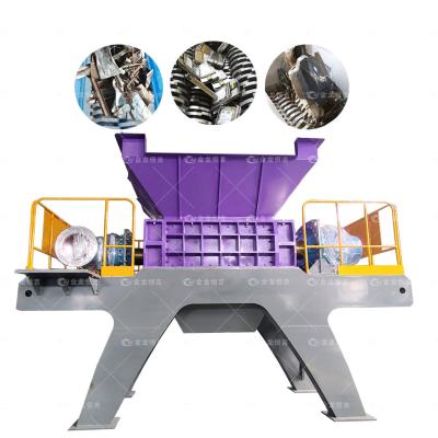 China Industrial Double Shaft Metal Shredder 200mm Blade for Stainless Steel Aluminum Alloy Processing 11-160kW for sale