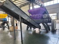 China Industrial Double Shaft Metal Shredder 200mm Blade for Stainless Steel Aluminum Alloy Processing 11-160kW for sale