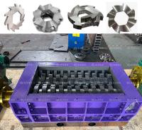 China Double Shaft Scrap Metal Shredder 2000x1490mm Feed Inlet 90kW Heavy Duty Industrial Shredder for sale