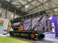 China Double Shaft Tracked Mobile Shredder 200-2200mm Input for Bulky Waste Furniture for sale