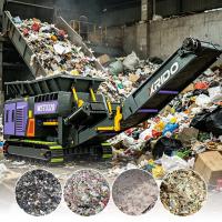 China Double Shaft Design Crawler Mobile Shredder Machine for High Efficiency Shredding with Quiet Operation for sale
