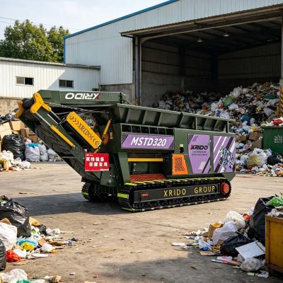 China Double Shaft Design Crawler Mobile Shredder with High Efficiency Shredding and Quiet Operation for sale