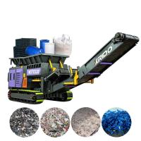 China Double Shaft Design High Efficiency Shredding Crawler Mobile Shredder Machine with Quiet Operation for sale