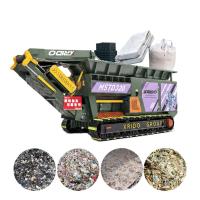China Double Shaft Design Crawler Mobile Shredder Machine for High Efficiency Shredding with Quiet Operation for sale