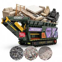 China Tracked Mobile Double Shaft Shredder with High Efficiency Shredding and Quiet Operation for sale