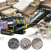 China Double Shaft Design Crawler Mobile Shredder with High Efficiency Shredding and Quiet Operation for sale