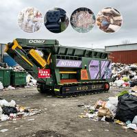 China Double Shaft Design Crawler Mobile Shredder Machine with High Efficiency Shredding and Quiet Operation for sale